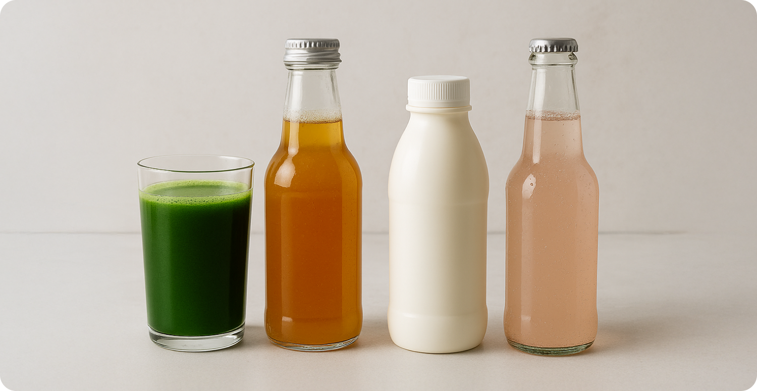 6 Best Probiotic Drinks for Gut Health Support