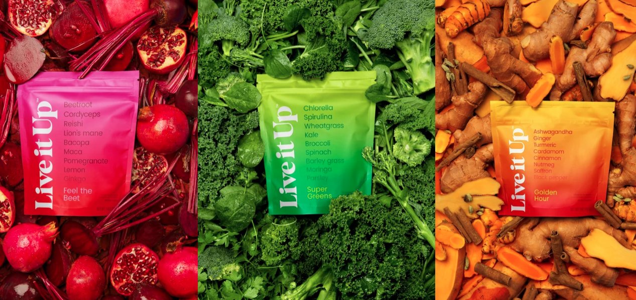 Premium Superfood Powders - Super Greens, Beet Root & Golden Milk